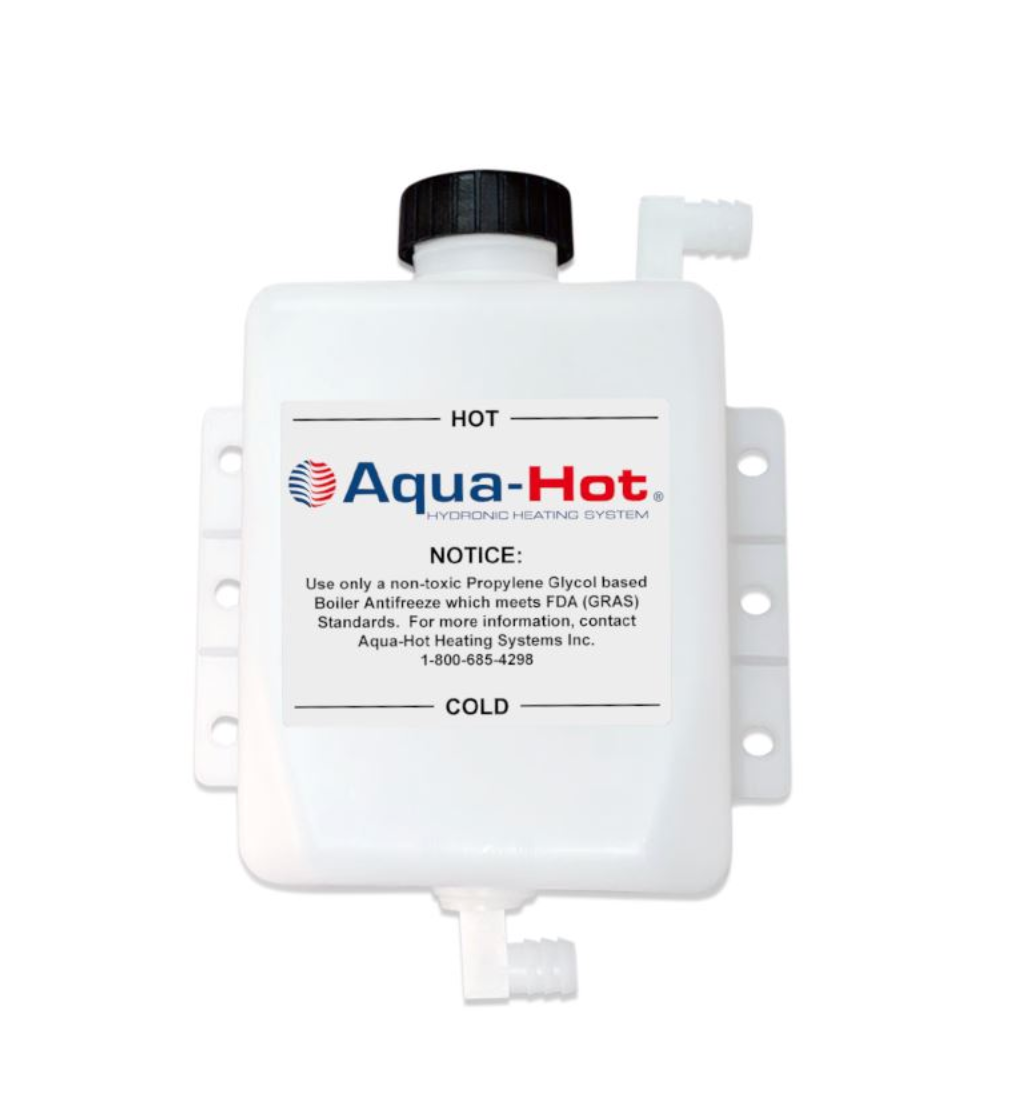 3 Qt. Overflow Bottle w/ Decal, 5/8 inch Barb fitting — Hydronic ...